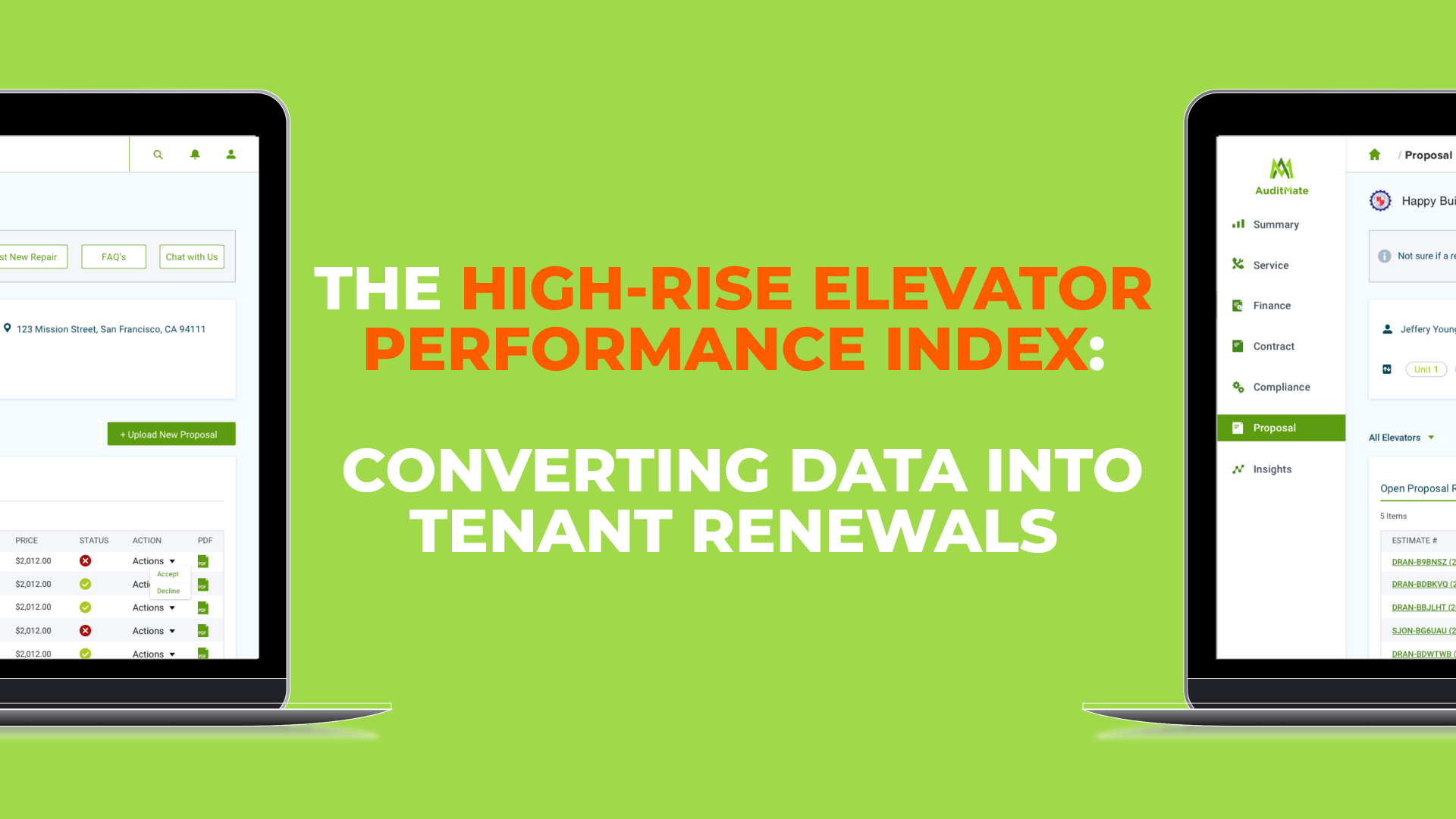 The High-Rise Elevator Performance Index: Converting Data Into Tenant ...